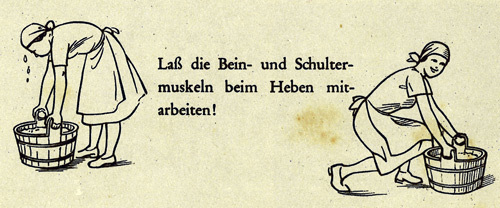 Richtig heben und tragen
