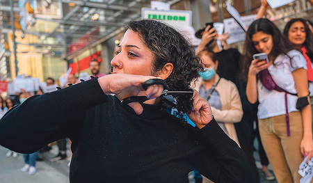 Mutige Menschen im Iran